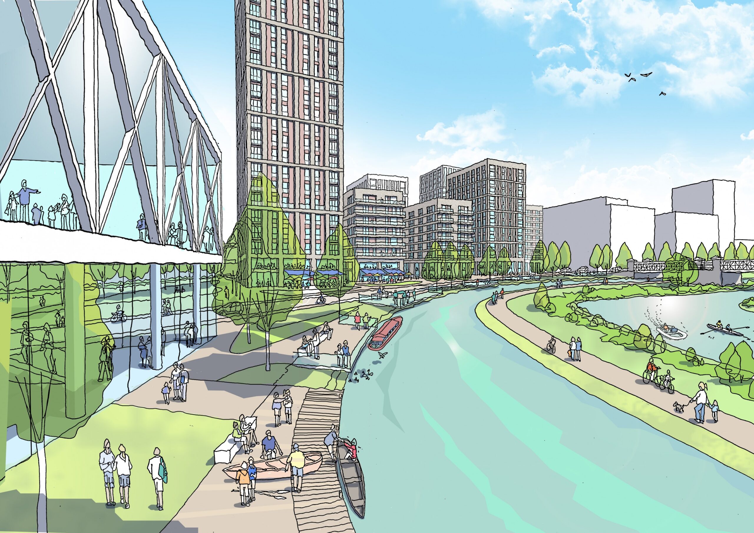 PRS neighbourhood designs for Leeds’ South Bank unveiled - Delancey