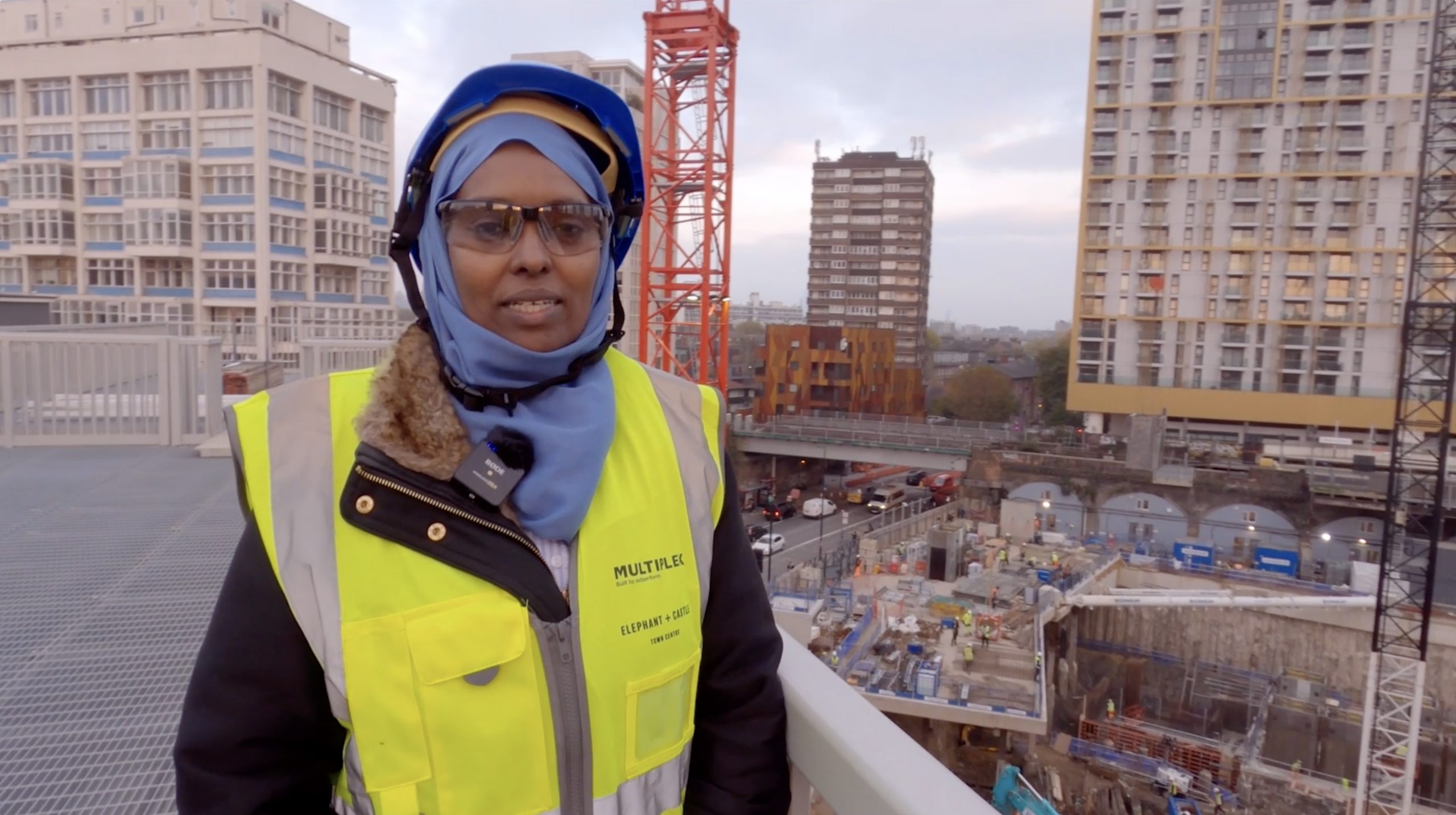 Councillor Naima’s visit to the Elephant & Castle Town Centre development - Delancey